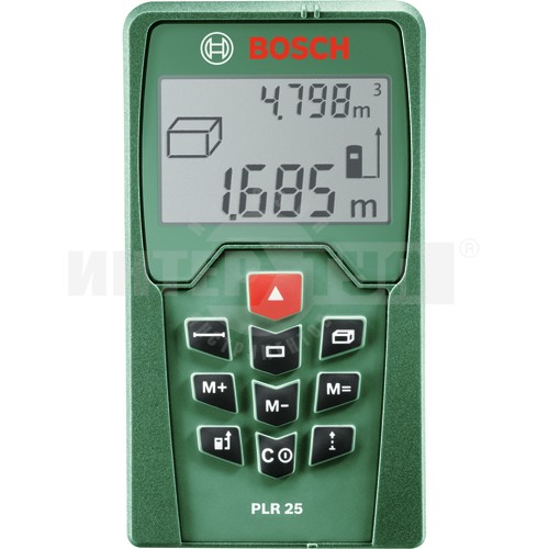 Дальномер лазерный Bosch PLR 25 в Хабаровске | Интертул - интернет магазин